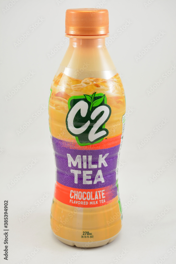 C2 milk tea chocolate flavor in Manila, Philippines Stock Photo | Adobe ...