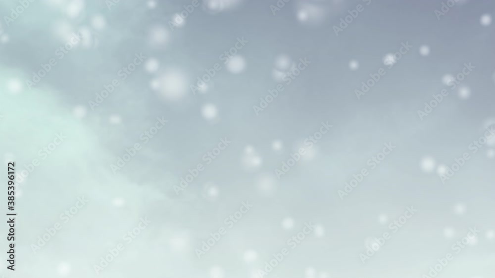 intro animation loop background with snow falling for opening , logo ...
