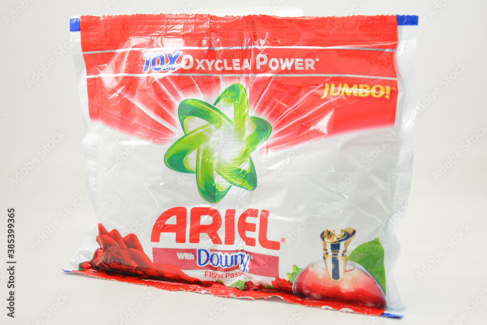 Ariel with downy laundry soap powder in Manila, Philippines Stock Photo ...