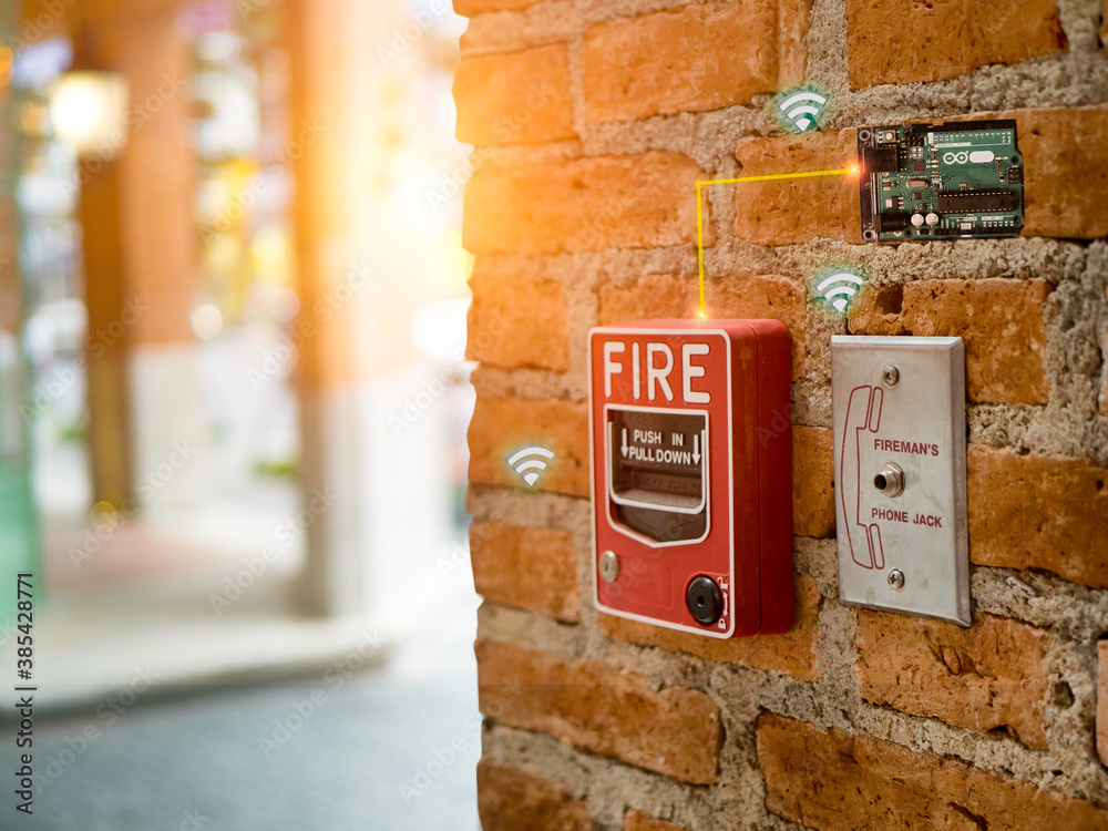 Arduino control broad element photo with infographic details Stock ...