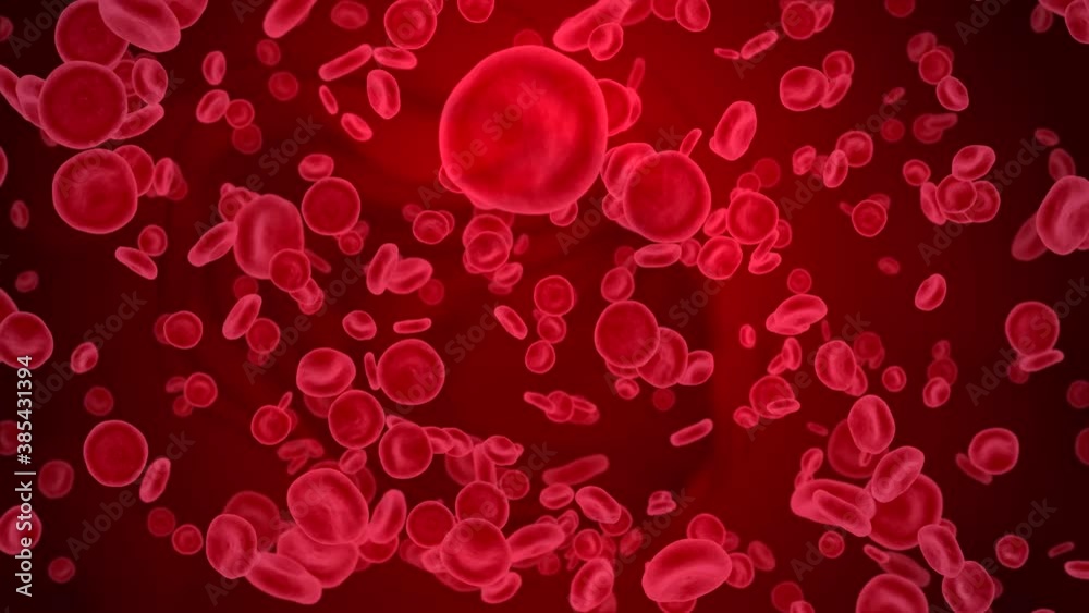 Red blood cells Flow Medical Health Loop 3D 4K background dna, Blood ...