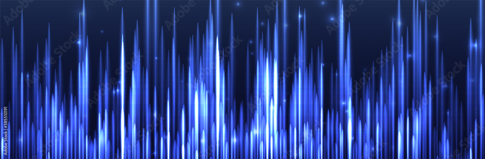 Abstract blue background. Dark backdrop. Rise concept. Glowing vertical ...