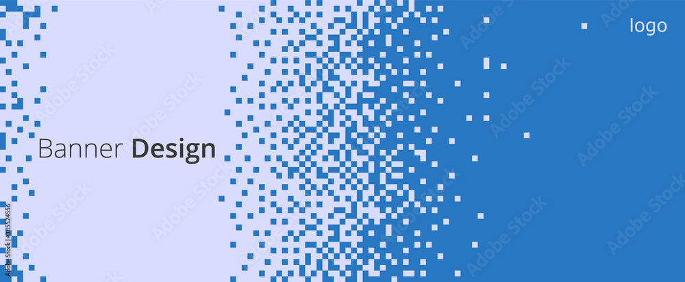 blue background, banner design template Stock Vector | Adobe Stock