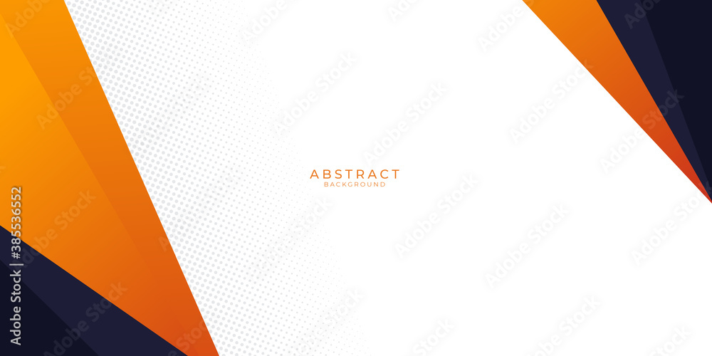 Modern orange black abstract presentation background with business ...