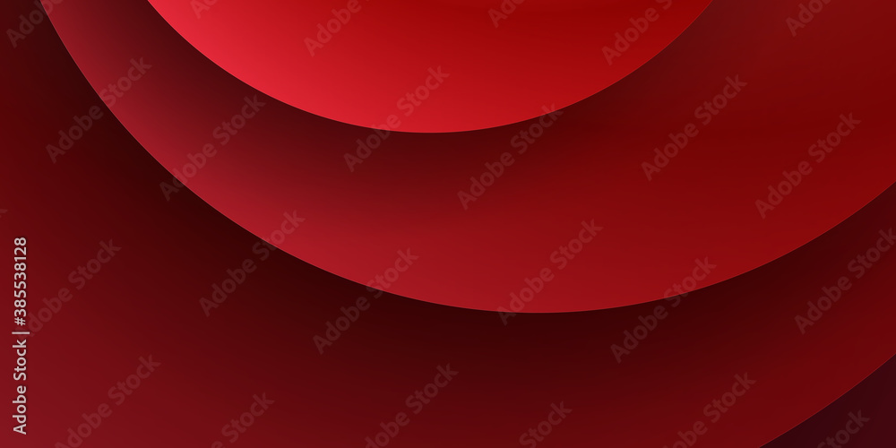 Geometric red circle background Stock Vector | Adobe Stock