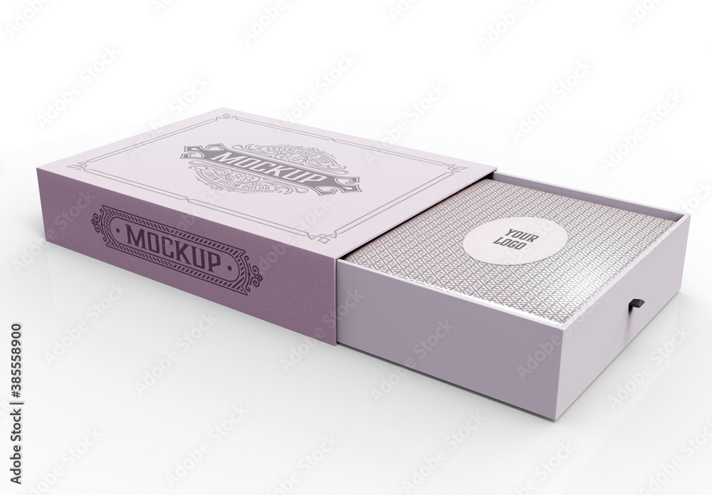 Box Mockup with Isometric View Stock Template | Adobe Stock