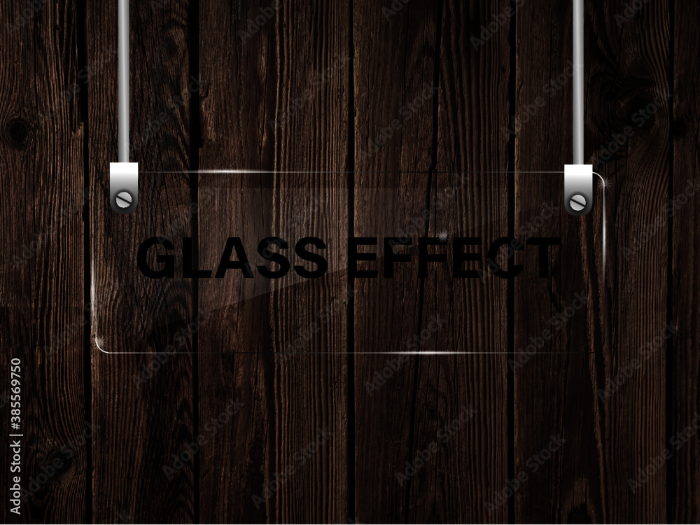 glass effect name plate door entrance office Stock Vector | Adobe Stock