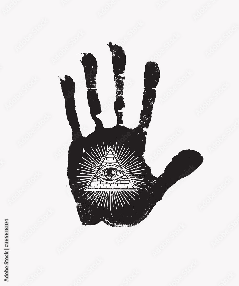 Third Eye Hand Symbol