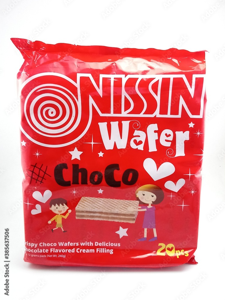 Nissin chocolate wafer in Manila, Philippines Stock Photo | Adobe Stock