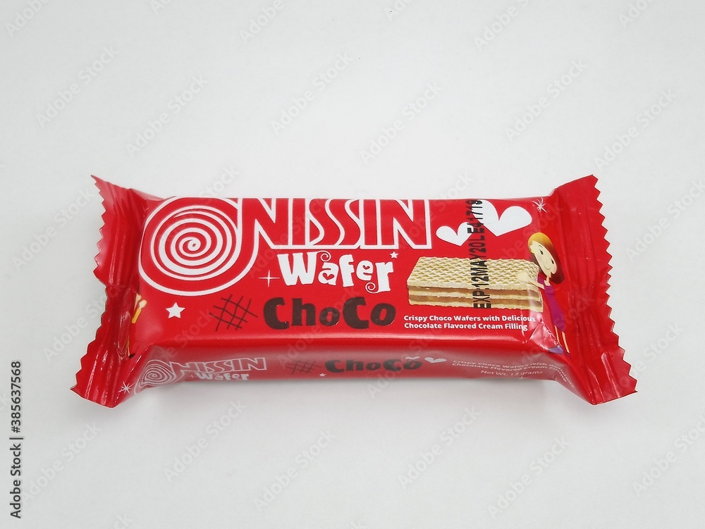 Nissin chocolate wafer in Manila, Philippines Stock Photo | Adobe Stock