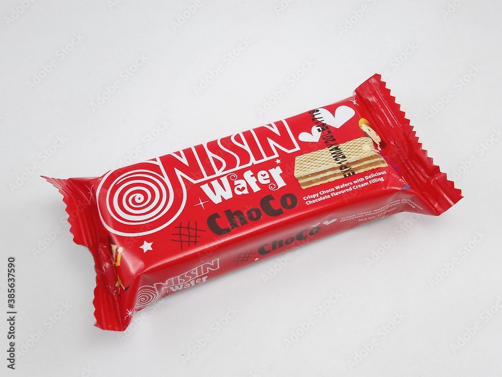 Nissin chocolate wafer in Manila, Philippines Stock Photo | Adobe Stock