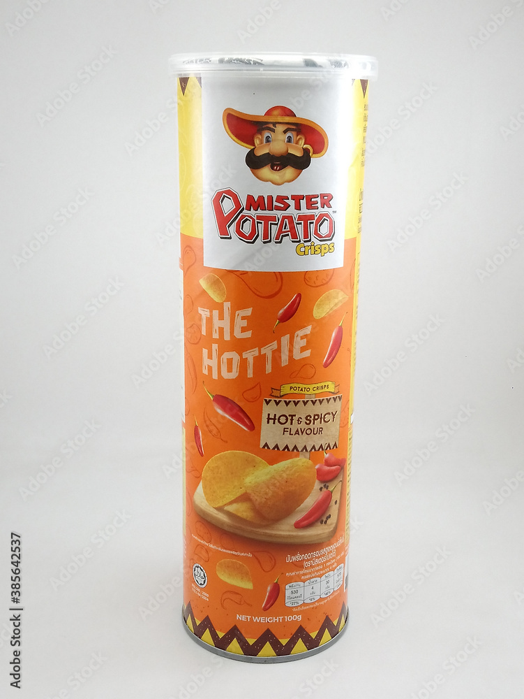 Mister potato crisps hot and spicy flavor in Manila, Philippines Stock ...