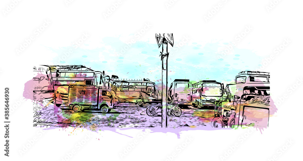 Building view with landmark of Bihar Sharif is the headquarters of ...