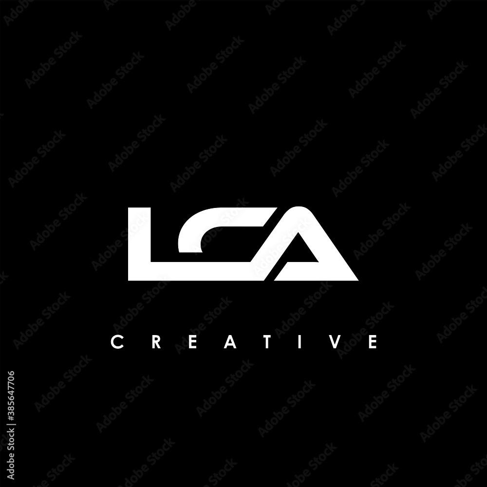 LCA Letter Initial Logo Design Template Vector Illustration Stock ...