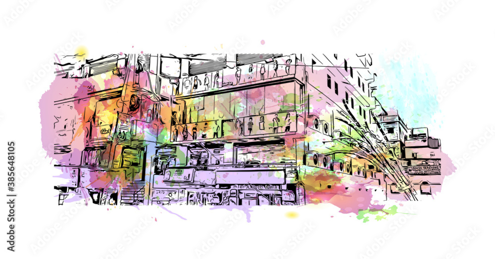 Building view with landmark of Bihar Sharif is the headquarters of ...