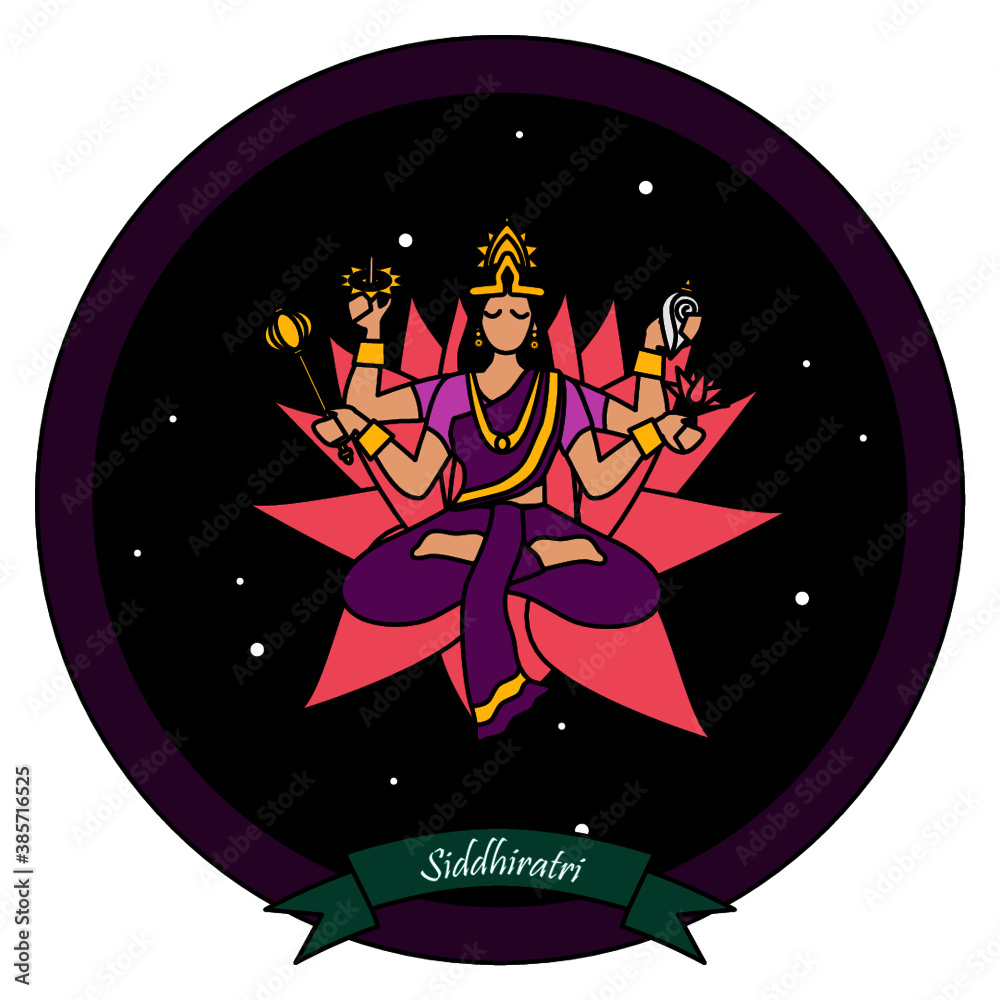 Siddhidatri In the beginning of the universe Lord Rudra worshipped Adi ...