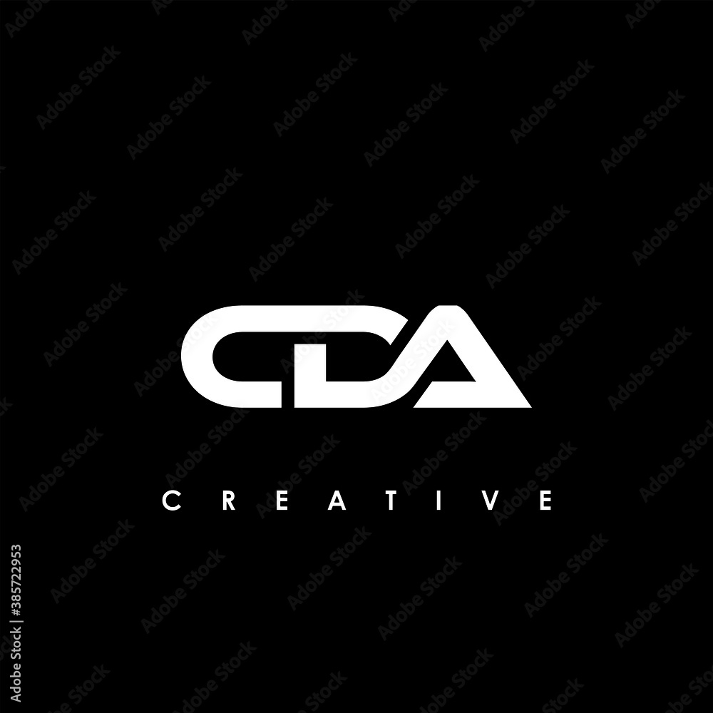 Vetor de CDA Letter Initial Logo Design Template Vector Illustration do Stock | Adobe Stock