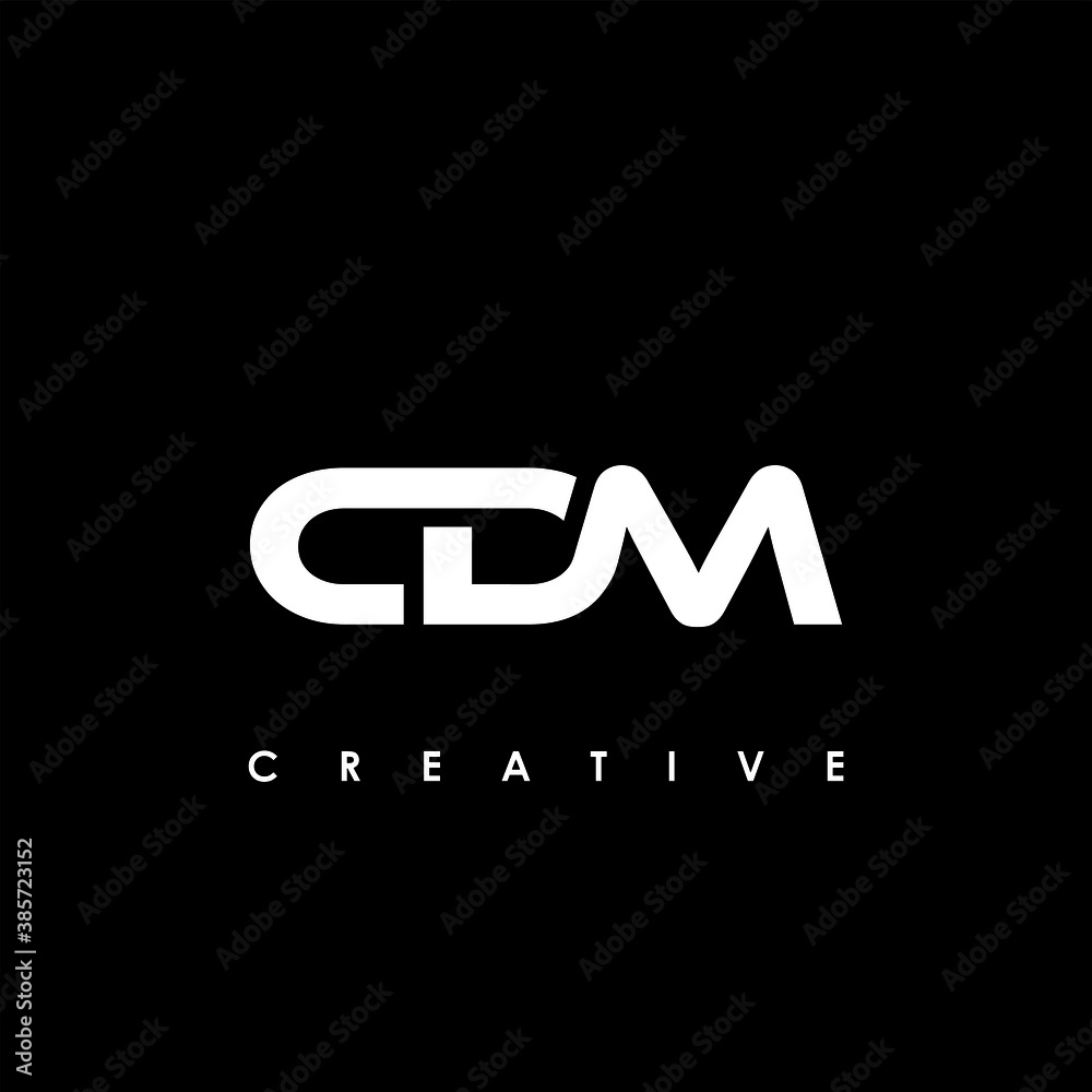 CDM Letter Initial Logo Design Template Vector Illustration Stock ...