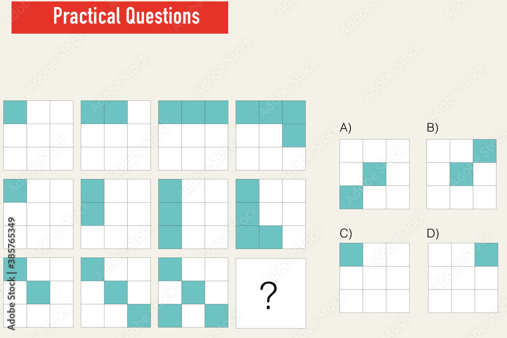 Photo & Art Print IQ test, kadiracar