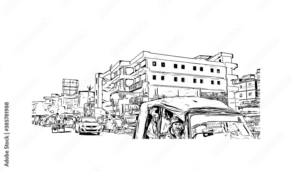 Building view with landmark of Bihar Sharif is the headquarters of ...