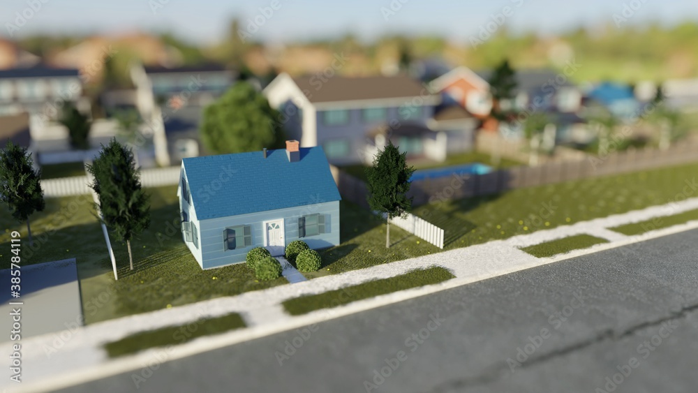 Small Suburban House