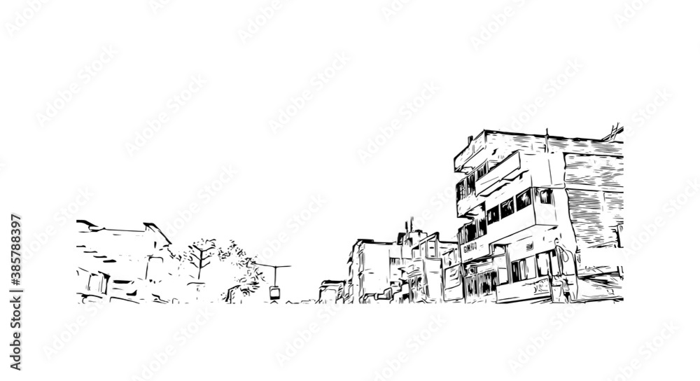 Building view with landmark of Bihar Sharif is the headquarters of ...