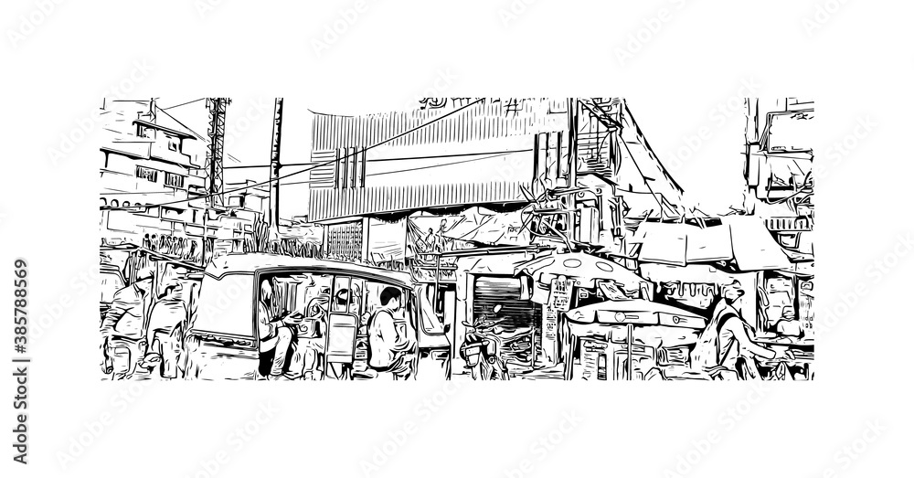 Building view with landmark of Bihar Sharif is the headquarters of ...