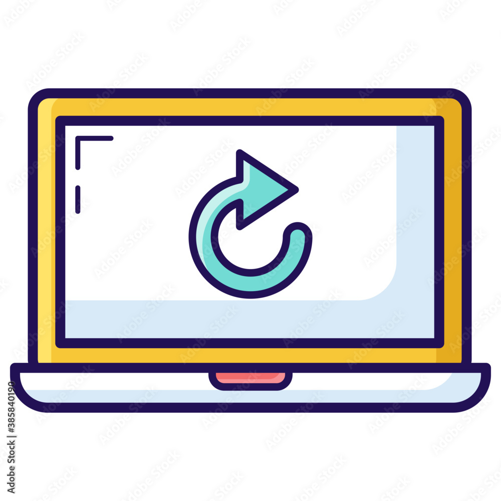 Reset Stock Vector | Adobe Stock