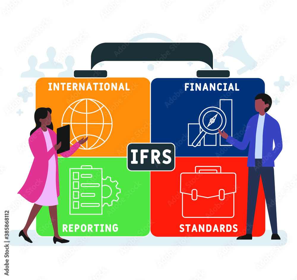 Flat design with people. IFRS - International Financial Reporting ...