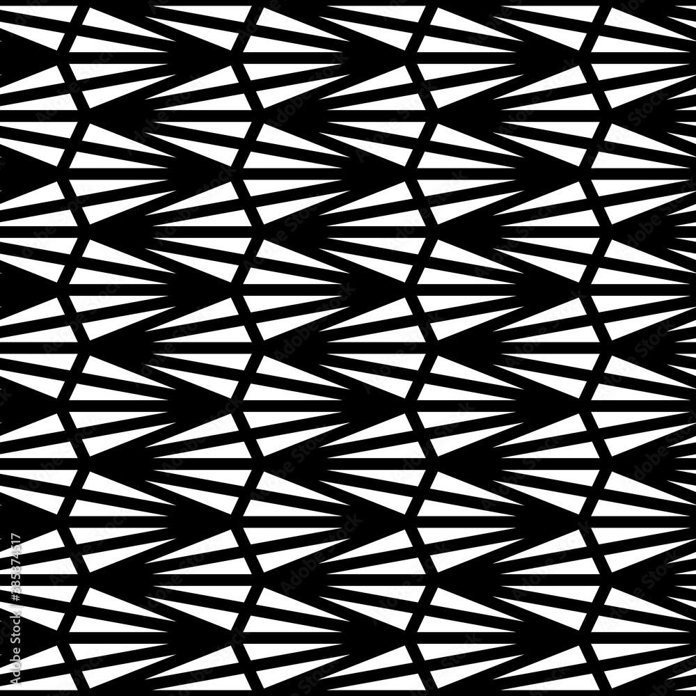 Seamless pattern with triangle shapes. Interlocking triangles ...