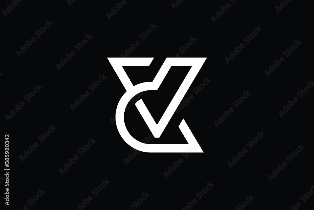 Minimal Innovative Initial VD logo and DV logo. Letter V D VD DV ...