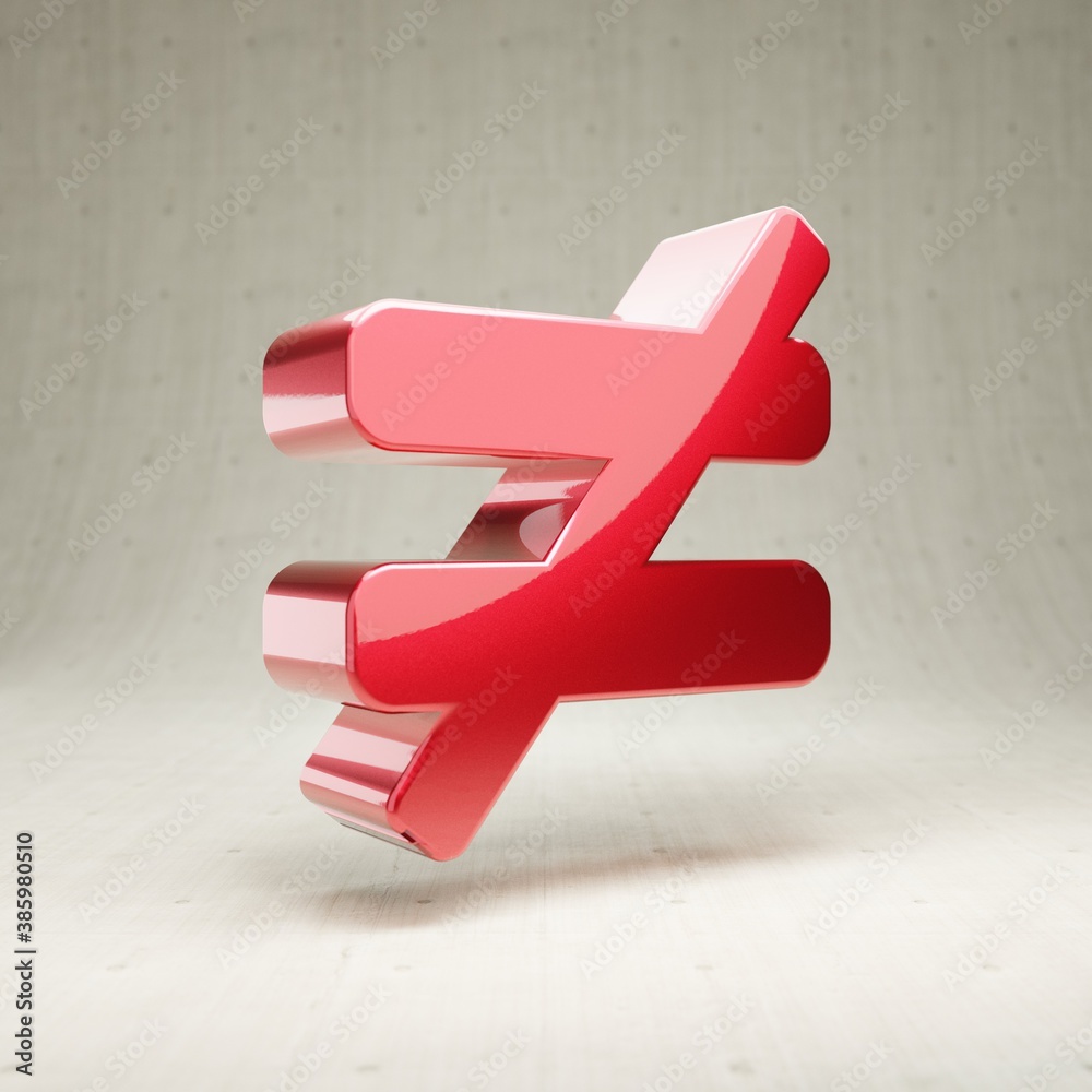 Unequal Symbol