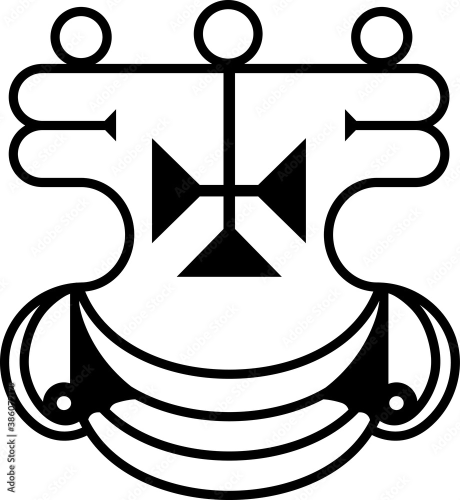 Vector Seal of Agares Goetic Sigil of Agares also known as Agarat ...