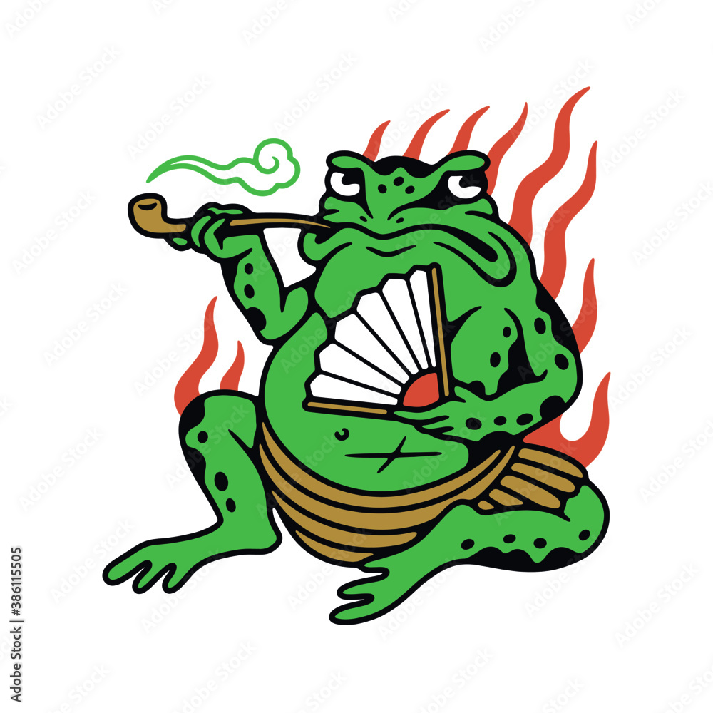 Smoking Toad
