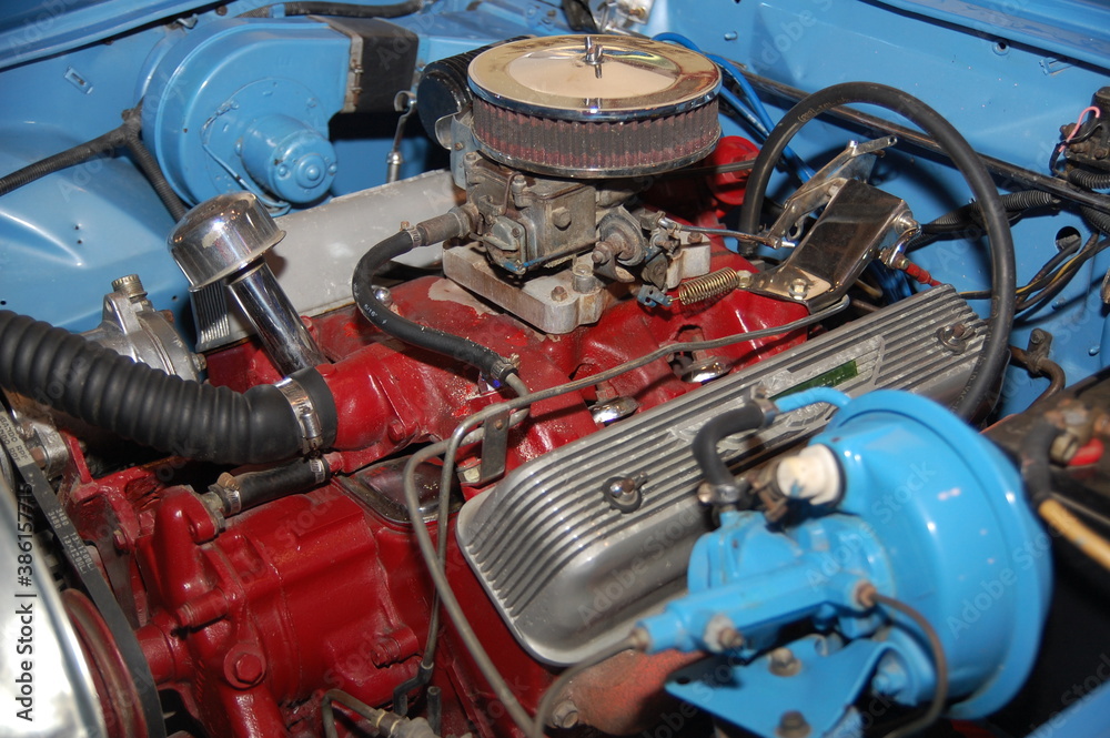 Ford Thunderbird engine at 8th Manila International Auto Show in Pasay ...