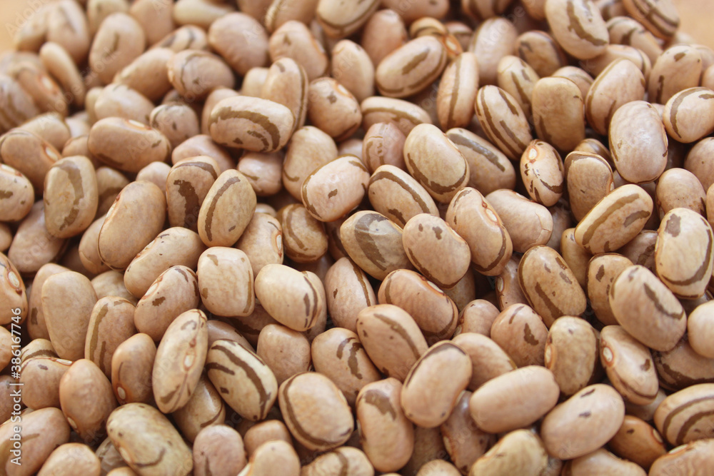 Raw Beans (Beans of bean) - Grains of raw beans texture background ...