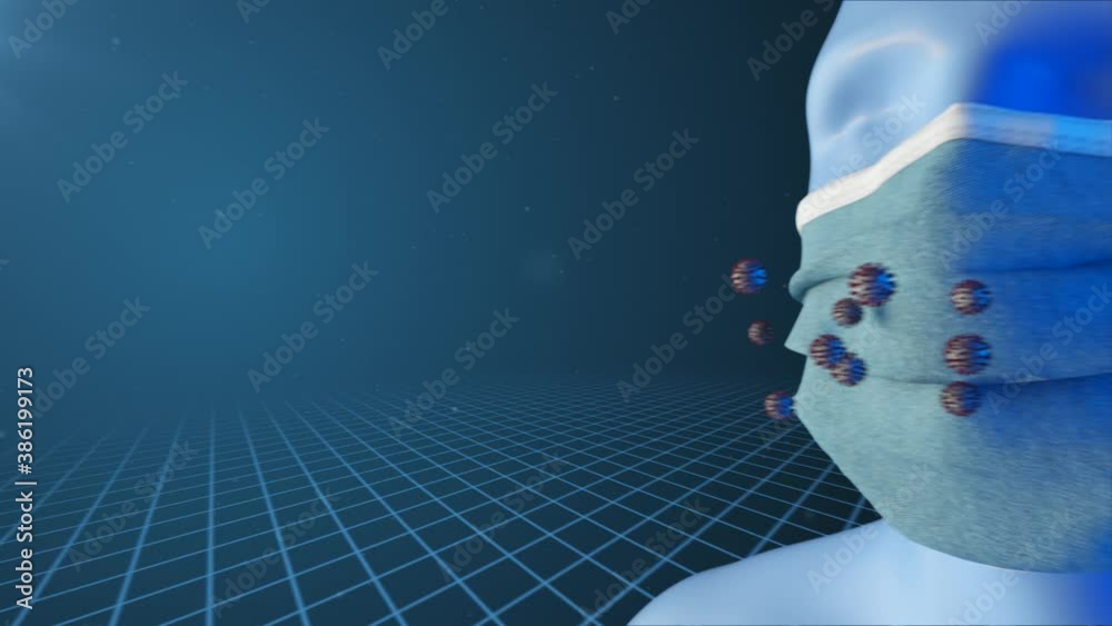 Medical concept animation showing the importance of wearing medical ...