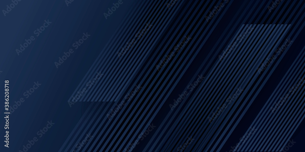 Dark navy blue abstract presentation background. Vector illustration ...