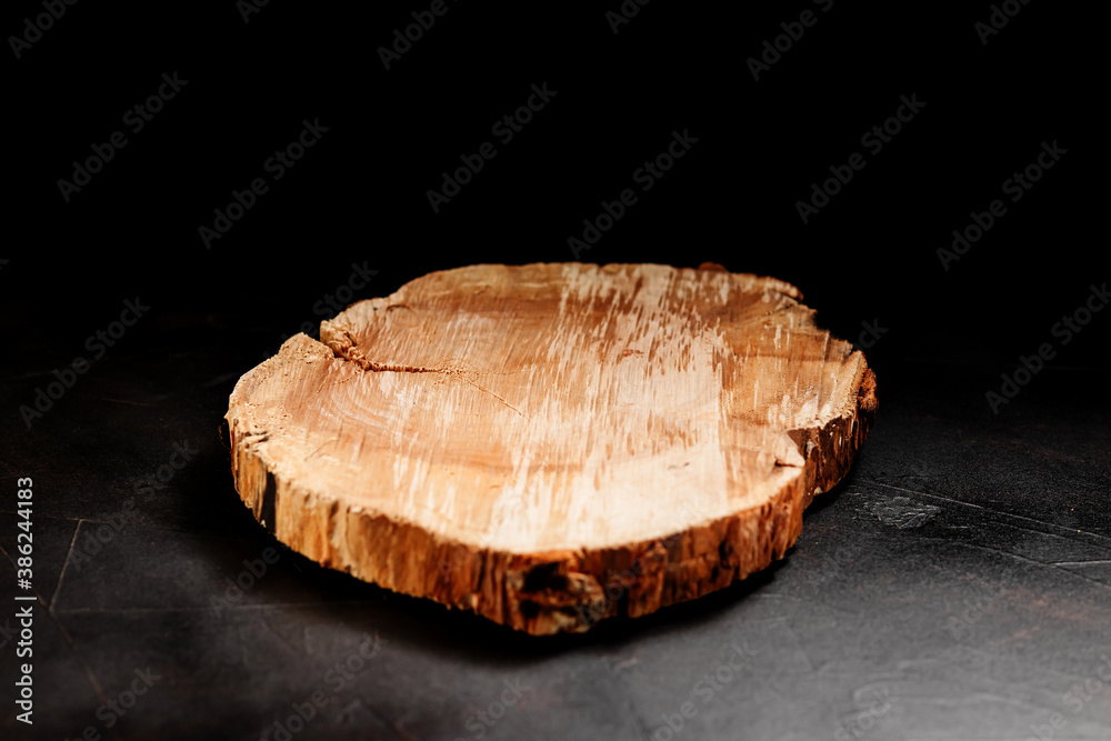 black food background with wooden Board Stock Photo | Adobe Stock