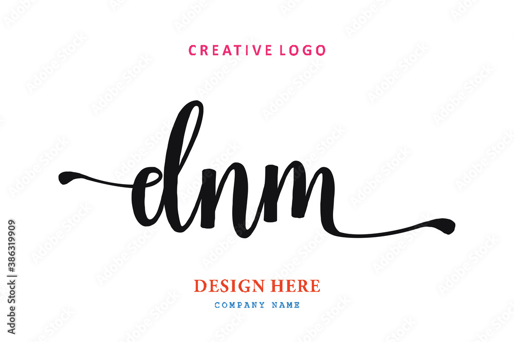 simple DNM letter arrangement logo is easy to understand, simple and ...