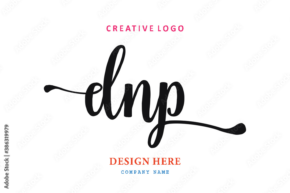 simple DNP letter arrangement logo is easy to understand, simple and ...