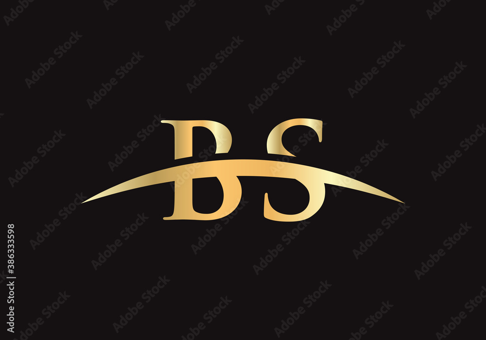 Premium Vector BS Logo. Beautiful Logotype for luxury branding. Elegant ...