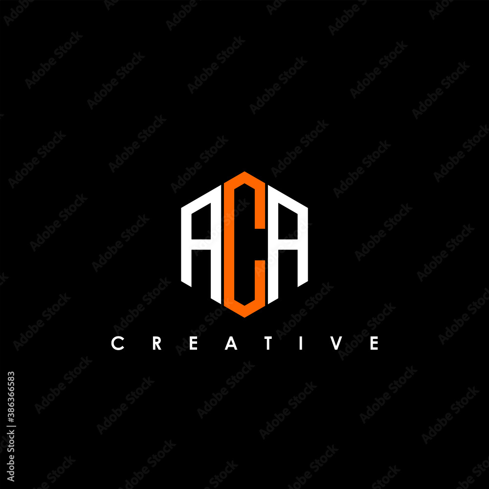 ACA Letter Initial Logo Design Template Vector Illustration Stock ...