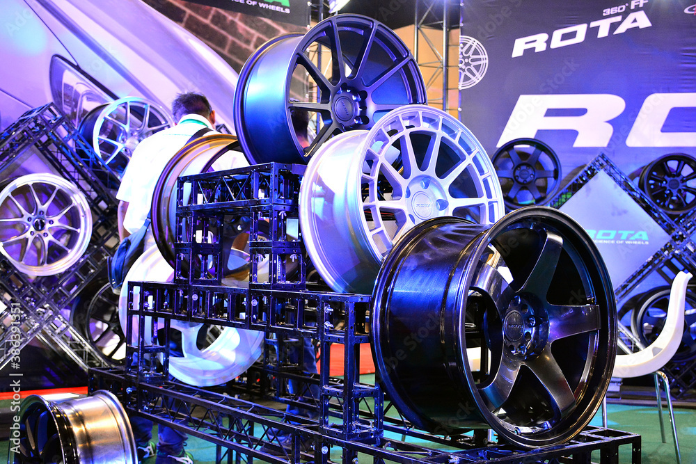 Rota wheel mags at Manila International Auto Show in Pasay, Philippines ...