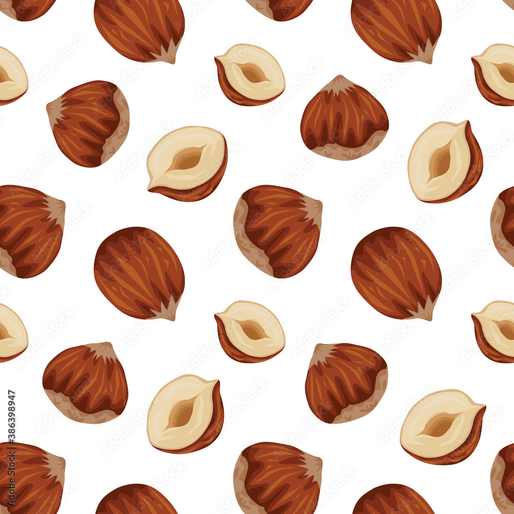 Stock vector graphics seamless pattern, hand drawn illustration ...