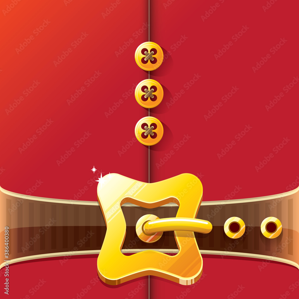 vector merry christmas classic red cartoon background with santa claus ...