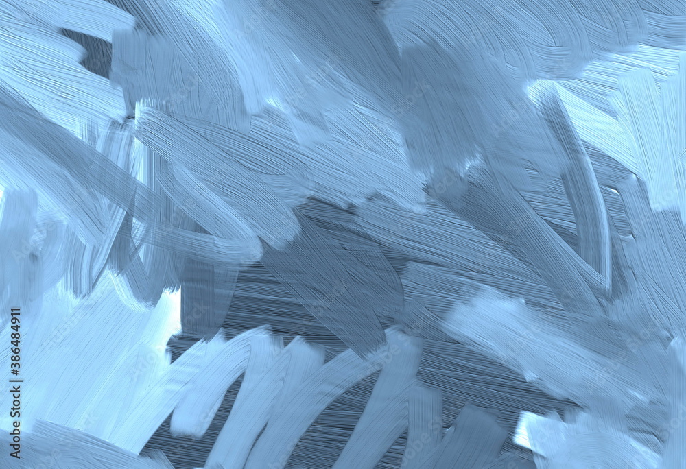 Blue dry pastel texture on white background. Abstract repeat hatch of ...