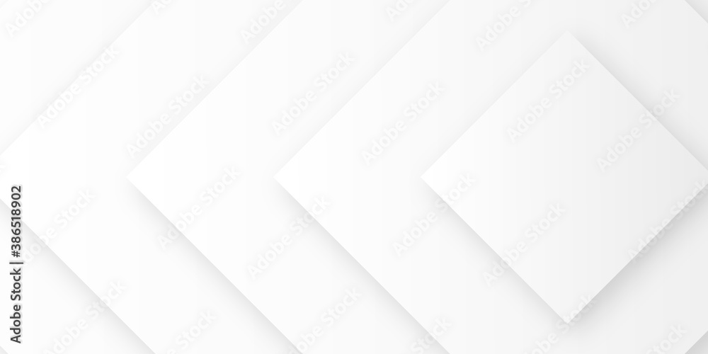 Simple minimalist abstract white background with square shapes Stock ...