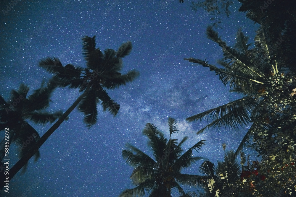 Milky Way stars photographed with long exposure and wide angle lens. My ...