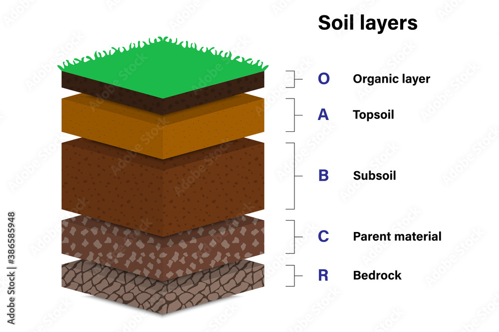Layers Of Soil Diagram